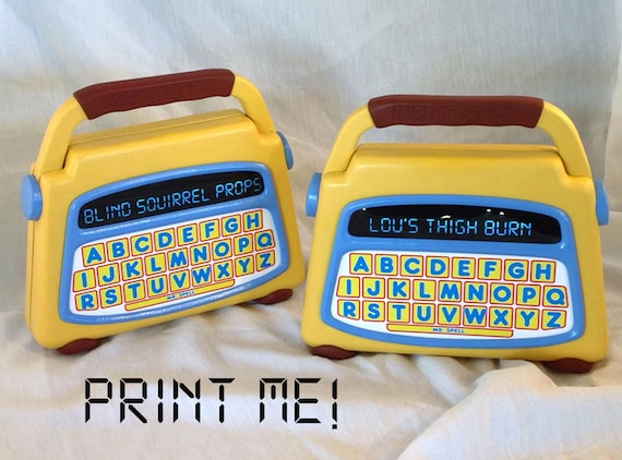 Mr Spell Printable Model - Etsy