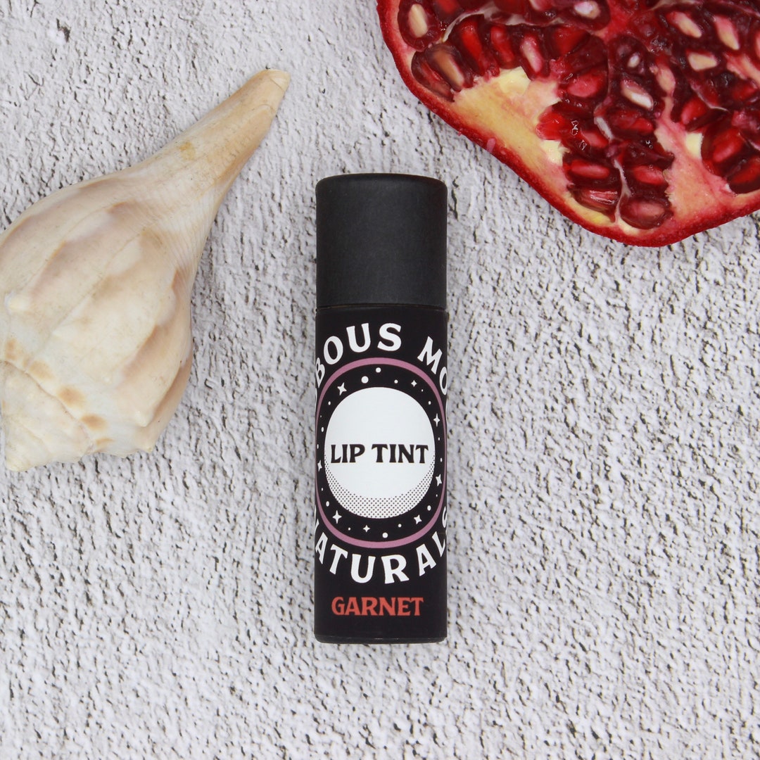 Garnet Lip Tint - Vegan - All Natural - Sheer Warm Shimmering Red - Etsy