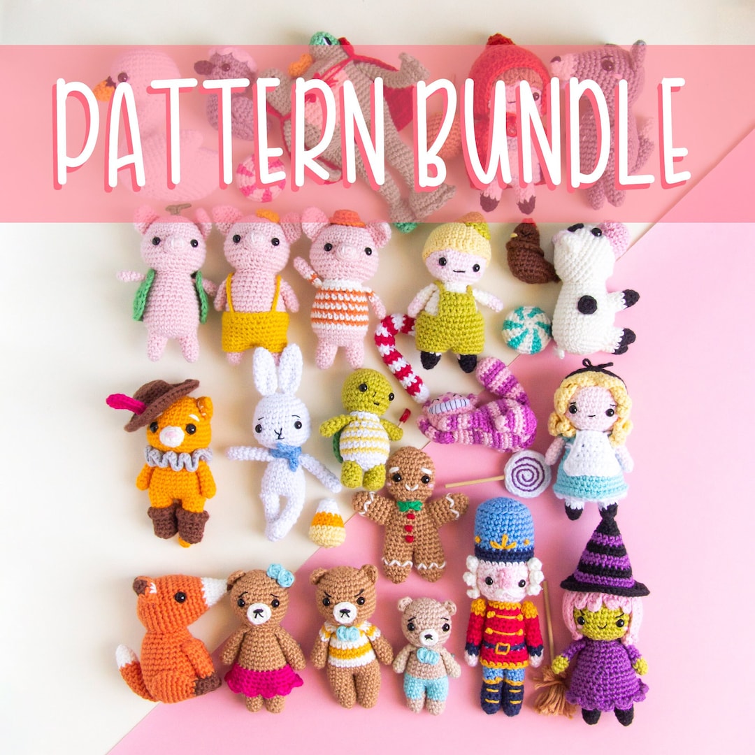 Lemon Yarn Creations CROCHET PATTERN BUNDLE Fairy Tale Land - Etsy