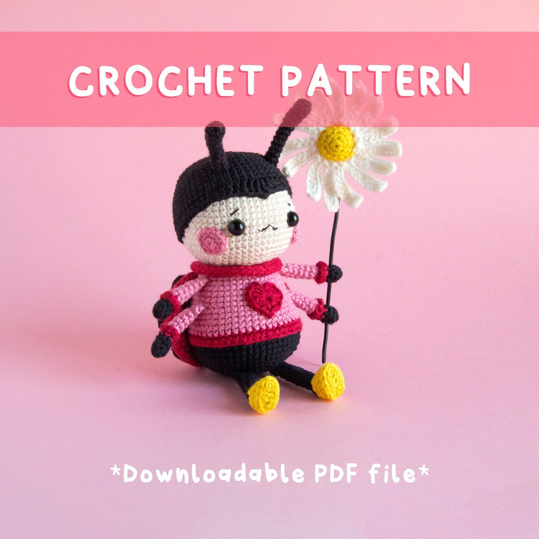 Lemon Yarn Creations | CROCHET PATTERN Lizzy the Ladybug | Amigurumi ...