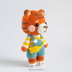 Lemon Yarn Creations | CROCHET PATTERN Tate the Tiger | Amigurumi ...