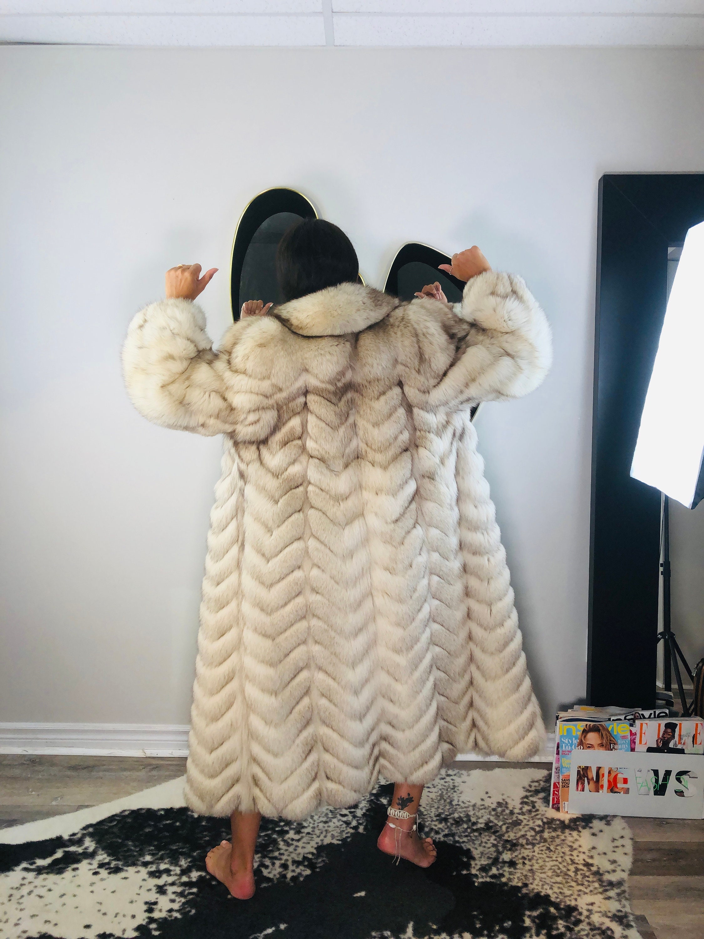 Beautiful Mink Fur Coat - Etsy