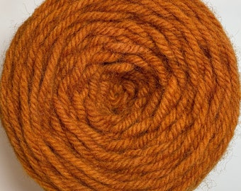 Bright Orange Variegated Hand Dyed Rug Yarn 205STW for Use With the ...