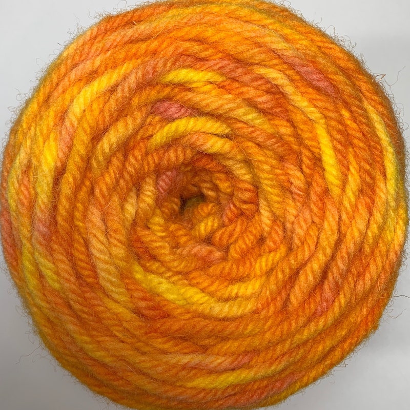 Bright Orange Yarn - Etsy