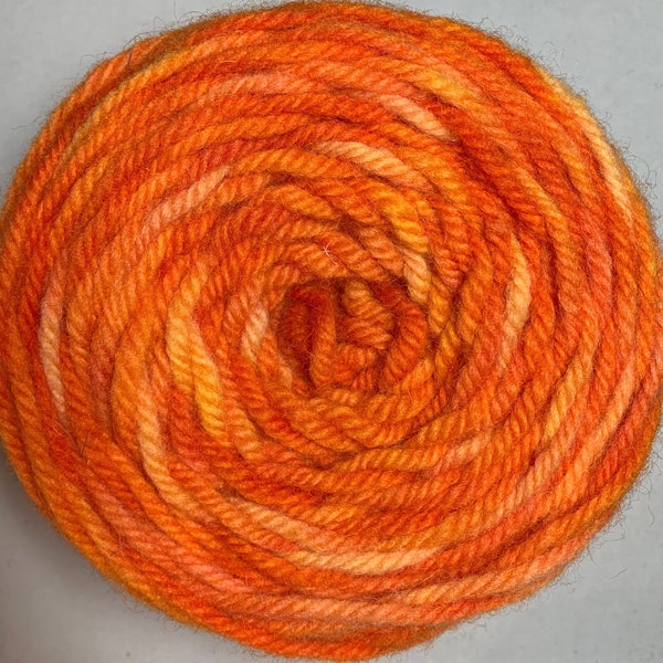 Bright Orange Yarn - Etsy