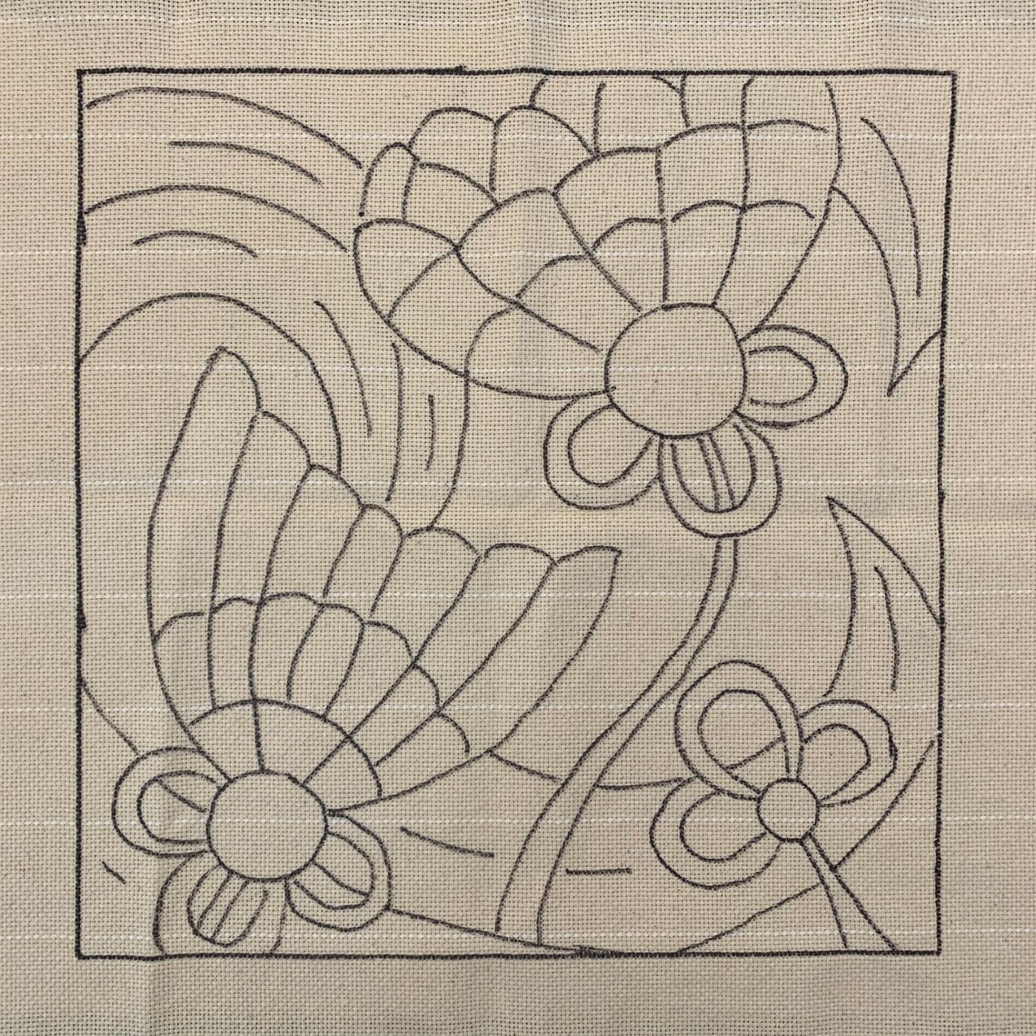 Padula Punch Needle Rug Hooking Pattern Monk's Cloth 24x23 | Etsy