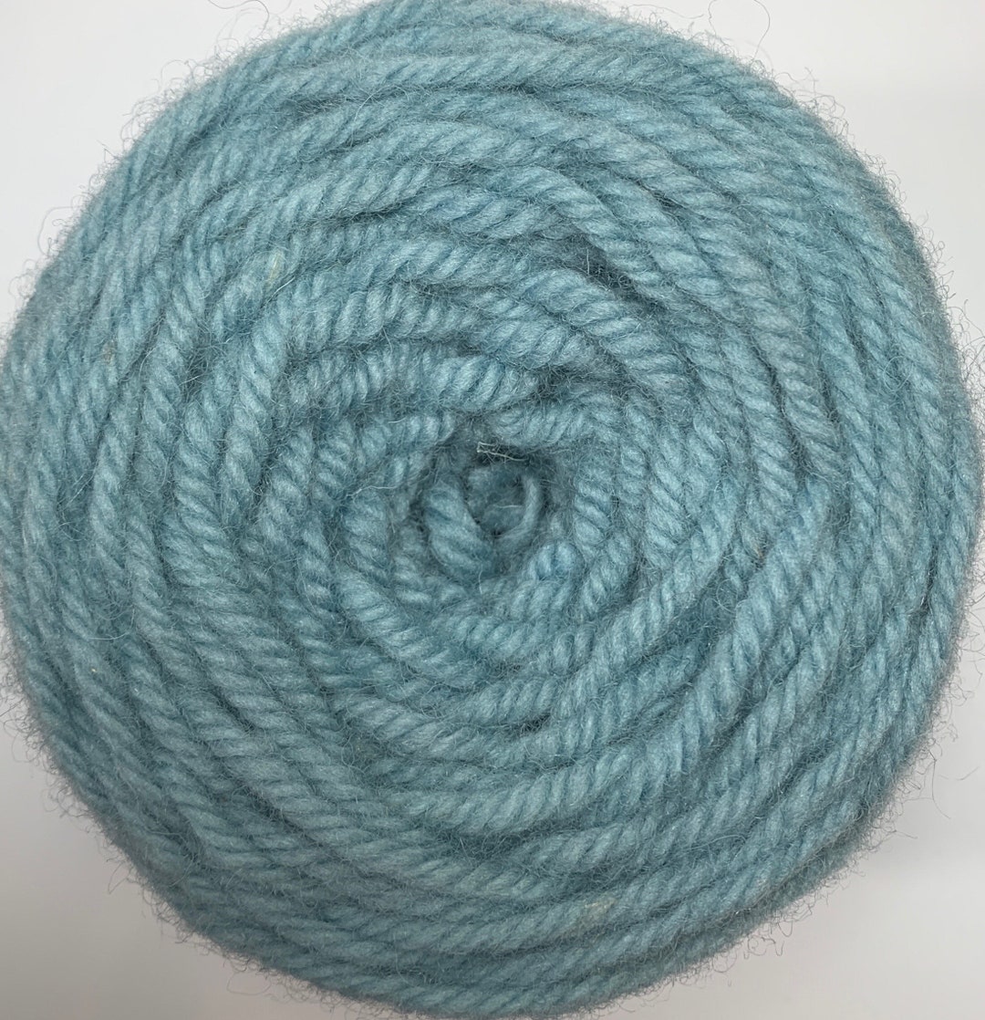 Hand Dyed Medium Teal Rug Wool Yarn PB108STW Excellent for Oxford ...