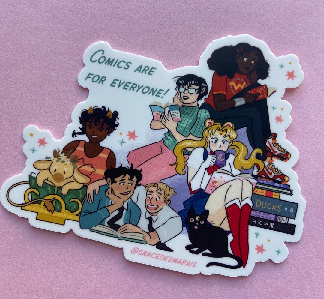 Comics Are for Everyone Sticker - Etsy