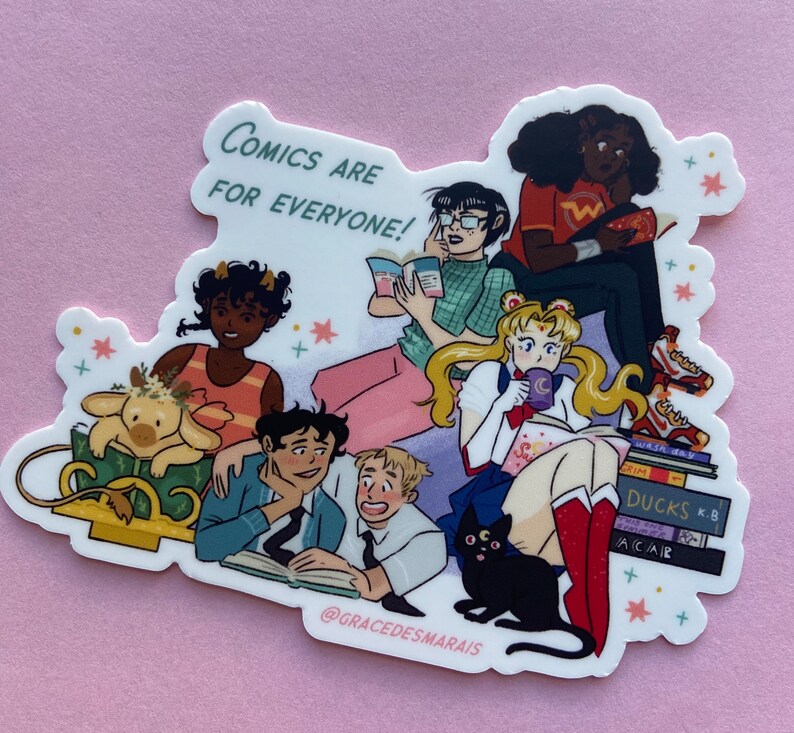 Comics Are for Everyone Sticker - Etsy