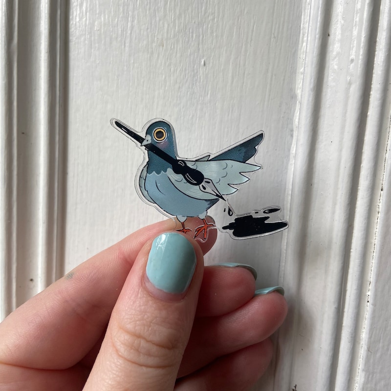 Pigeon Pin - Etsy