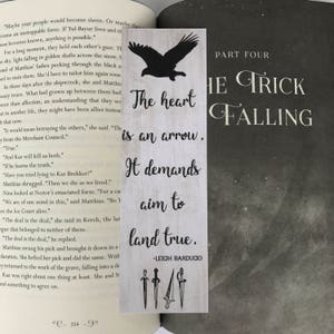 Six of Crows Bookmark, Leigh Bardugo Bookmark, the Dregs Bookmark ...