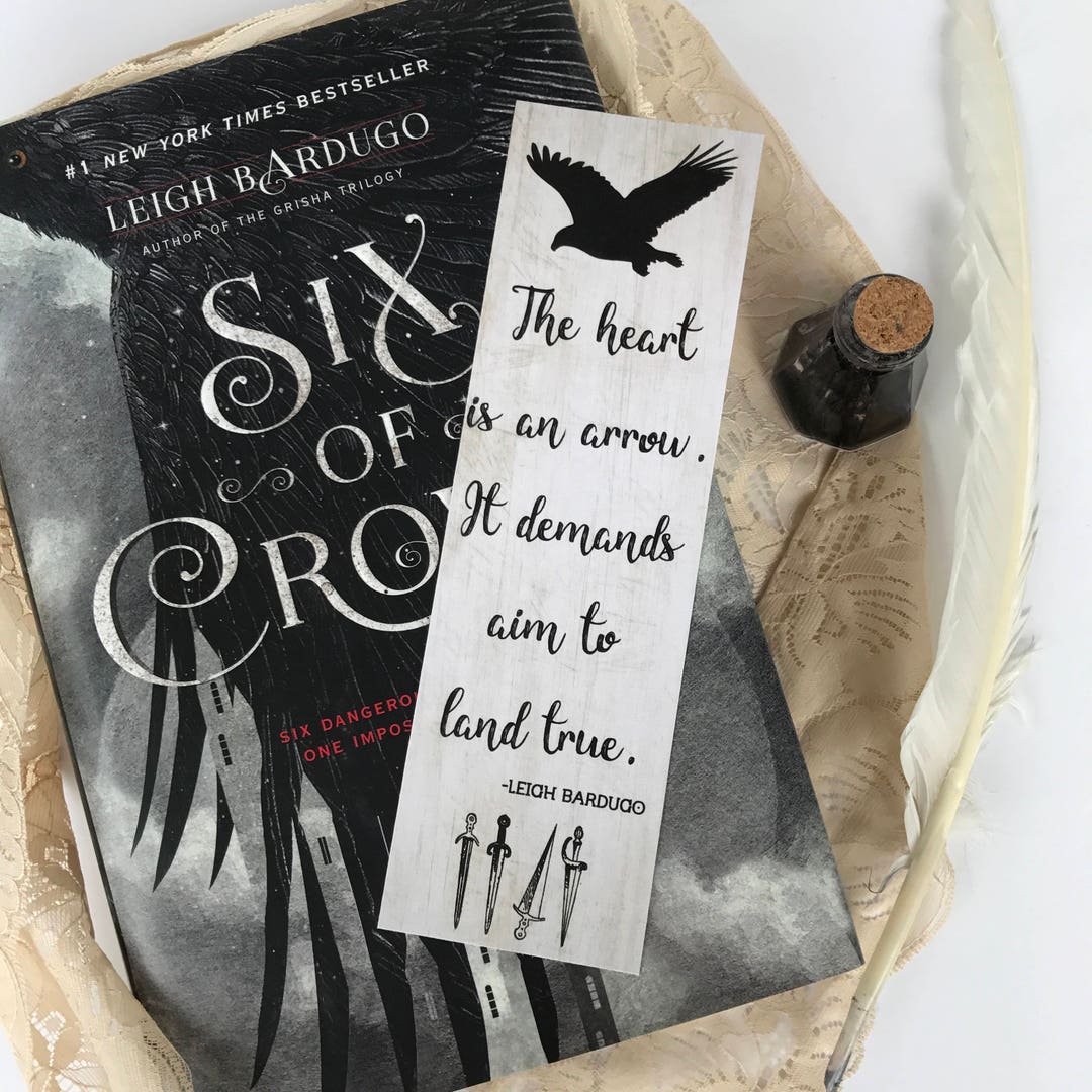 Six of Crows Bookmark, Leigh Bardugo Bookmark, the Dregs Bookmark ...