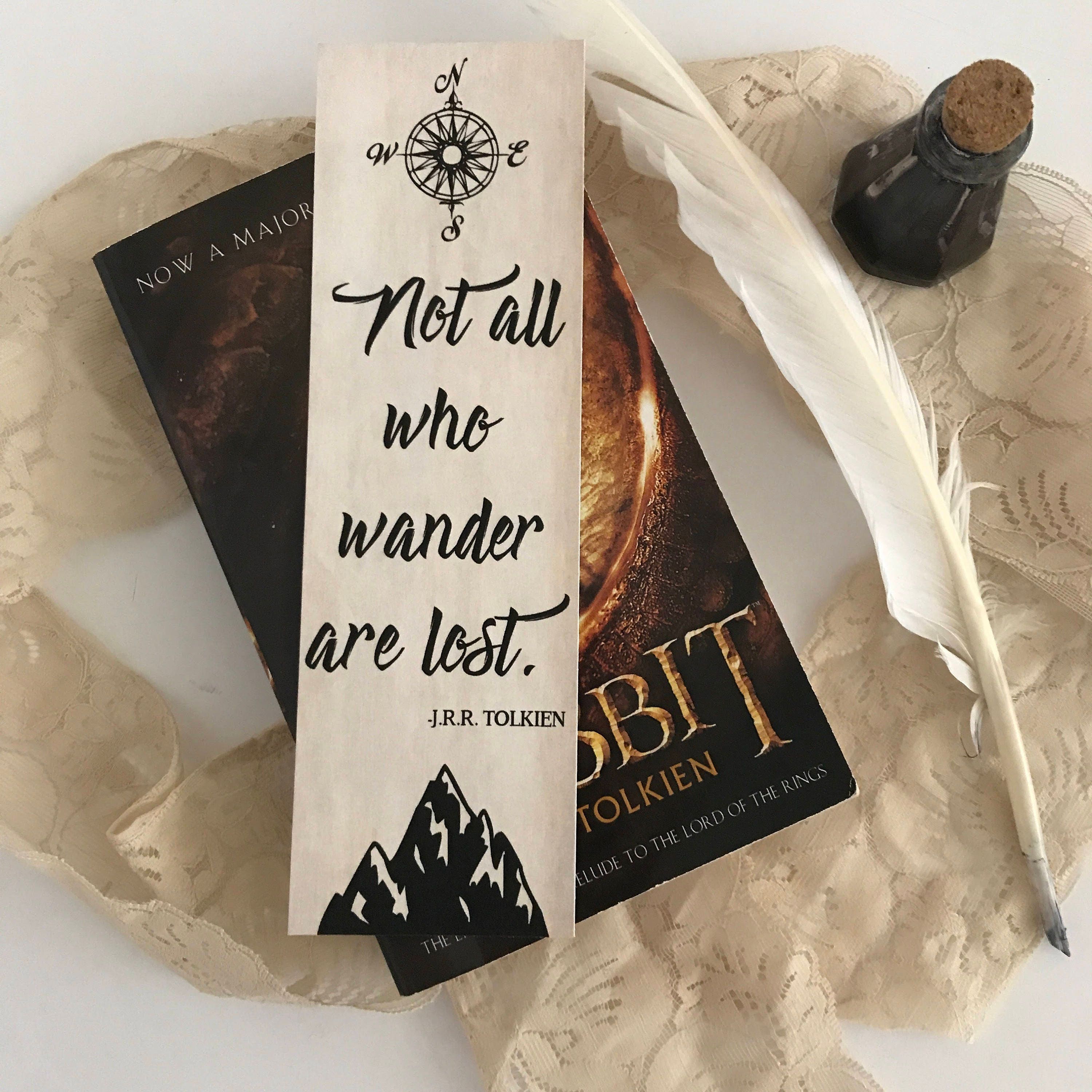 Author Bookmark JRR Tolkien Bookmark Wanderlust Bookmark | Etsy