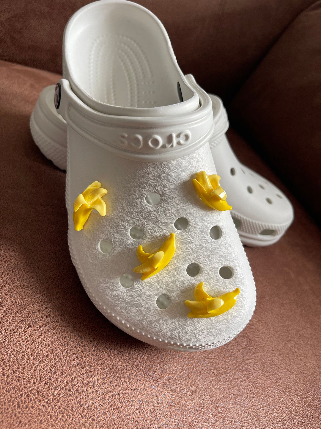 Banana Croc Clog Charm - Etsy