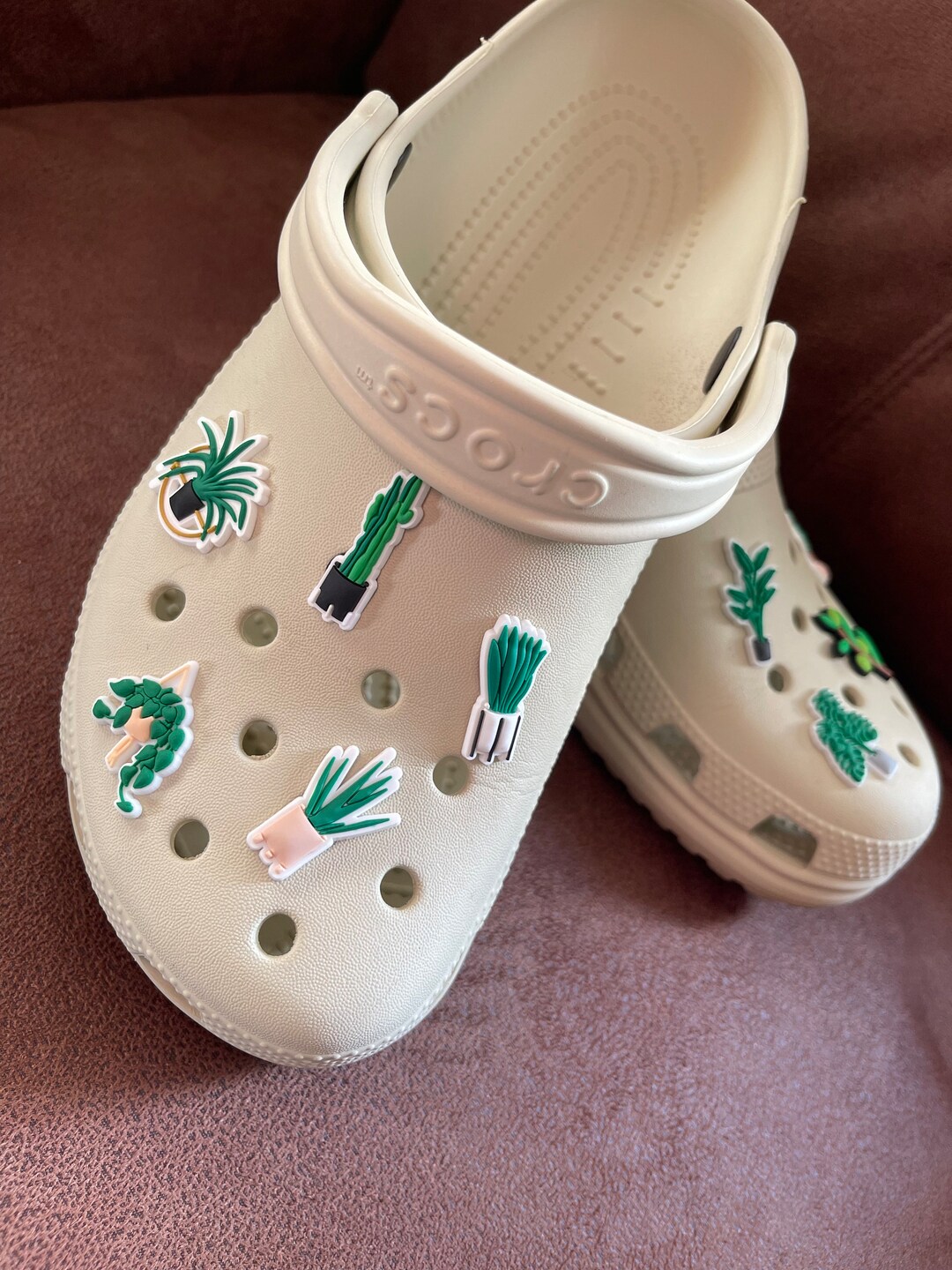 Plant Croc Clogg Charm Monstera Leaf - Etsy