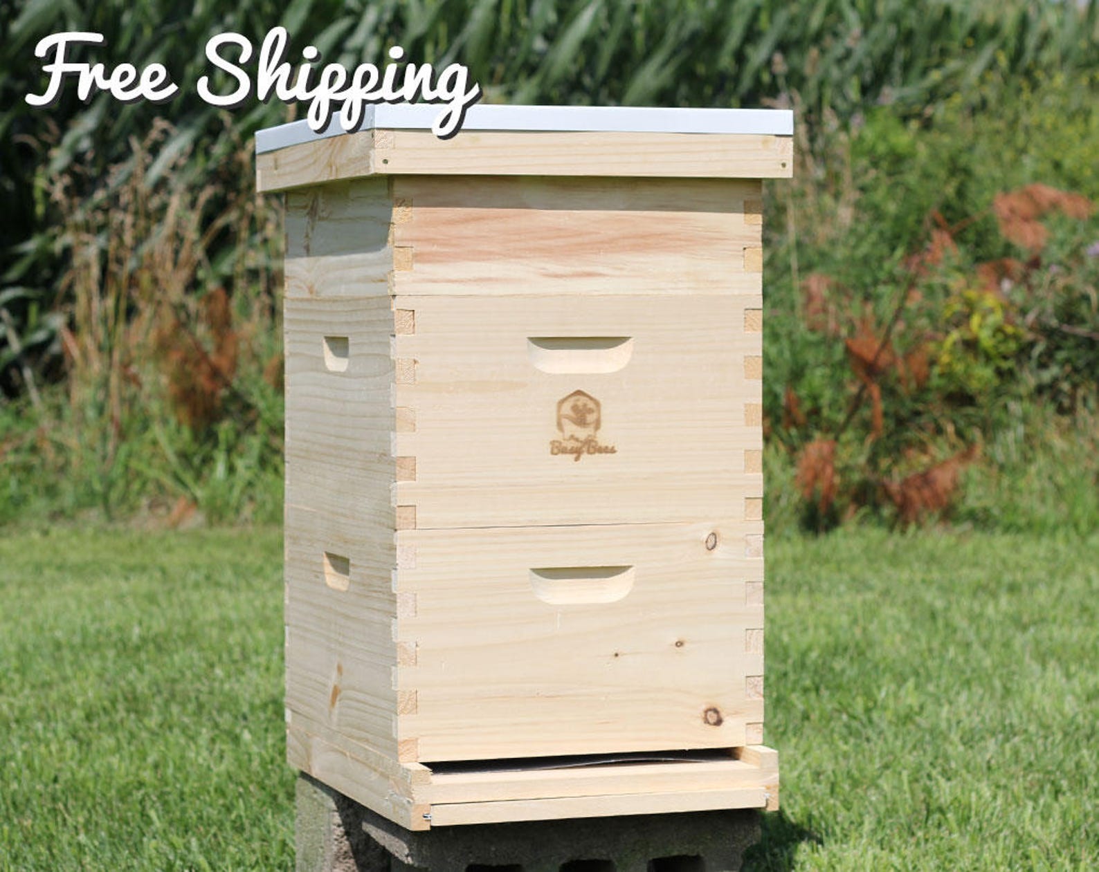 Bee Hive 10 Frame Langstroth 2 Deep Brood & 1 Medium Super - Etsy