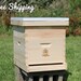Bee Hive 10 Frame Langstroth 1 Deep Brood & 1 Medium Super Boxes ...