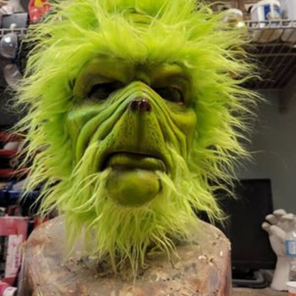 Grinch Mask - Etsy