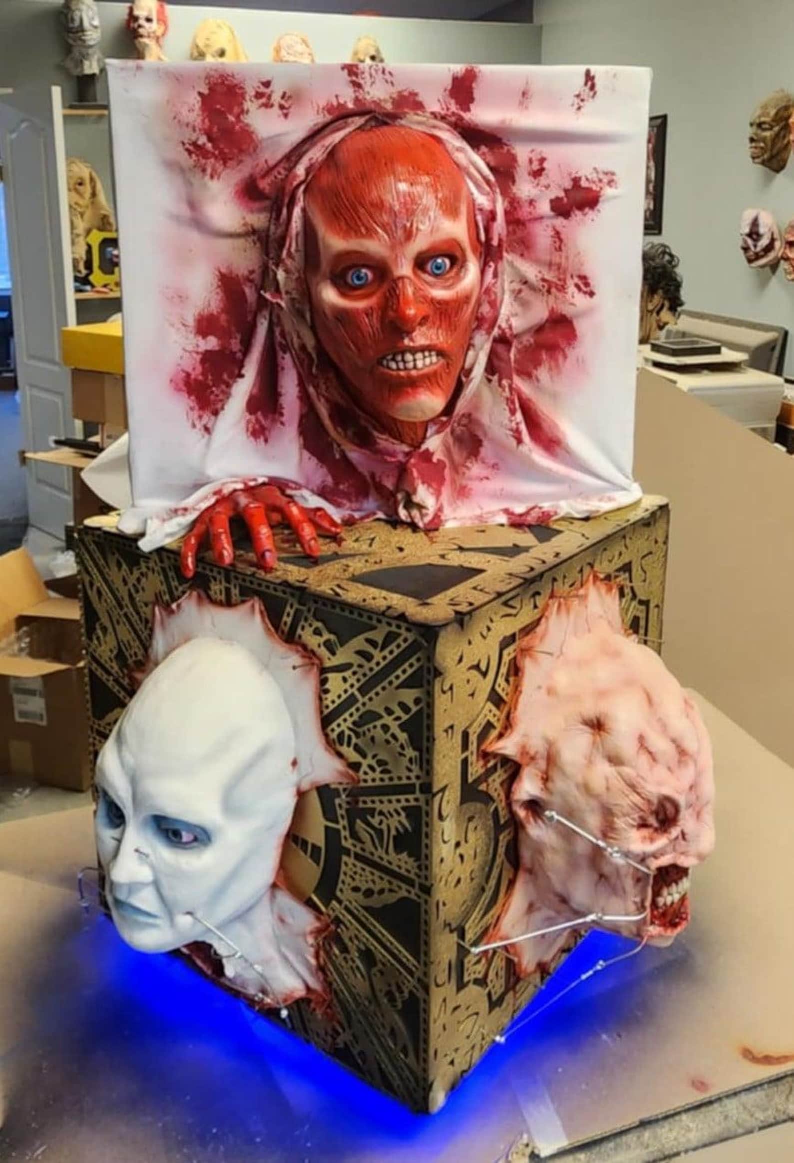 Hellraiser Inspired Box Display Piece - Etsy