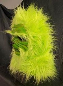 The Mean Green One Full Head Latex Mask - Animated Green Fur - Etsy