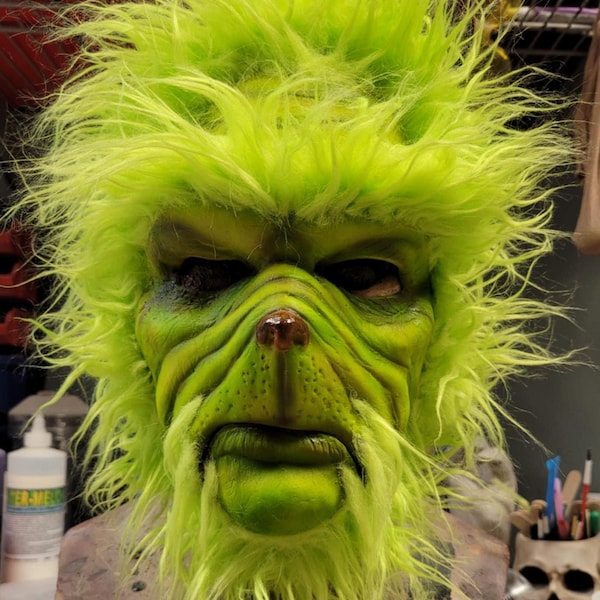 Grinch Mask - Etsy