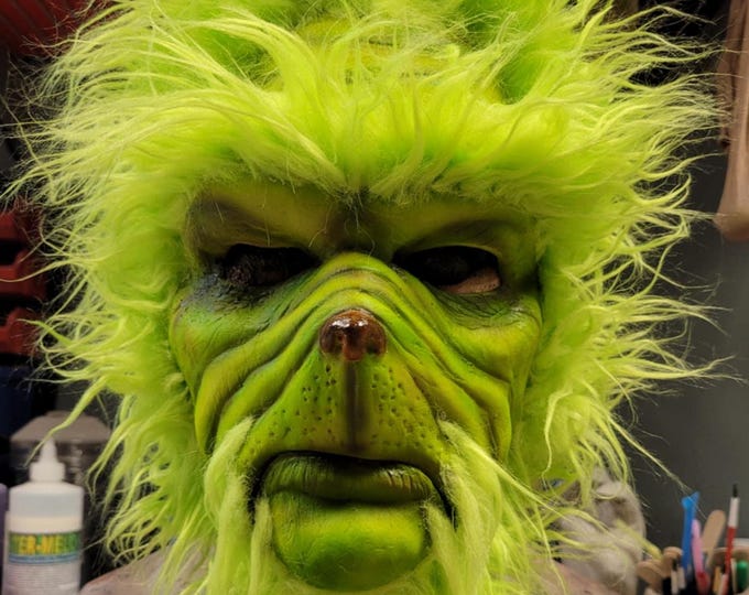 Grinch Mask - Etsy