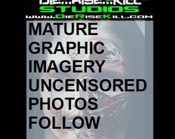 Ripped Face Prosthetic - Etsy