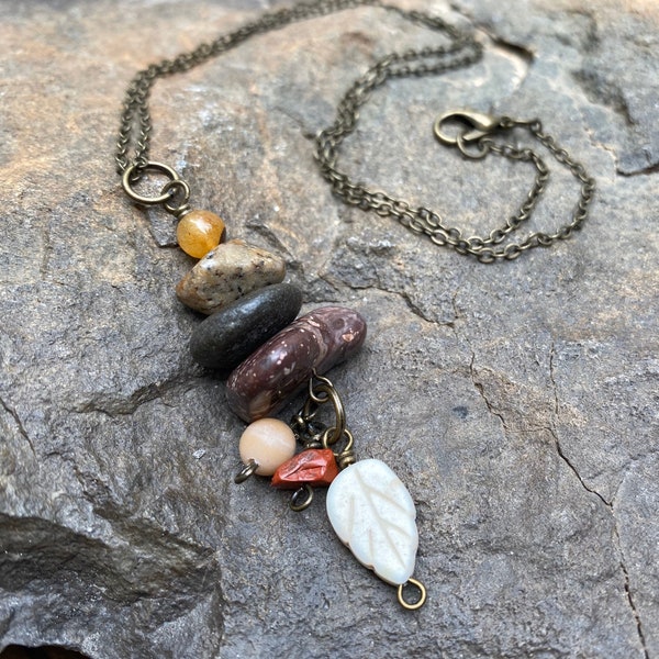 River Rock Beads - Etsy