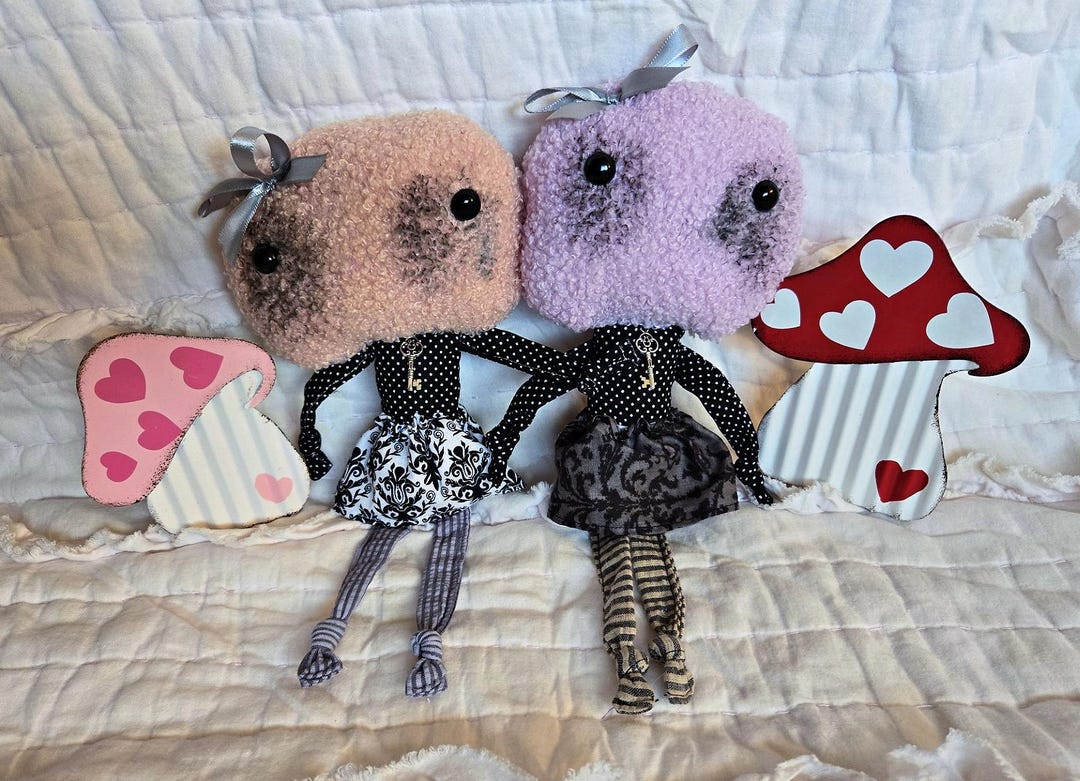 Monster Ghost Ragdoll Handmade Plush - Etsy