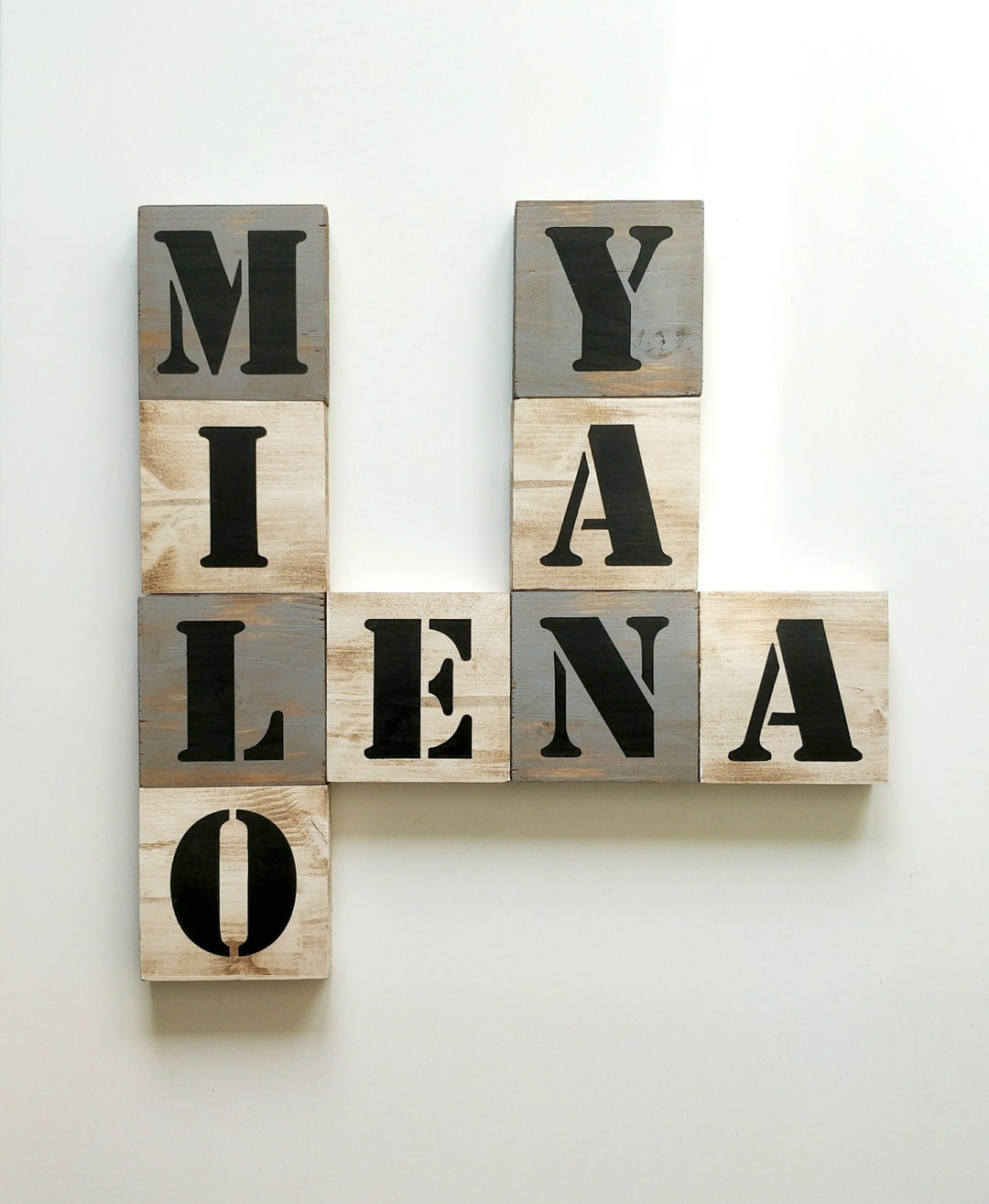 Lettres de Scrabble géantes en bois pour décoration murale - Etsy France