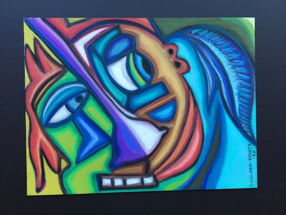 Oil Pastel Drawings Of Faces My First Oil Pastel Portrait New To