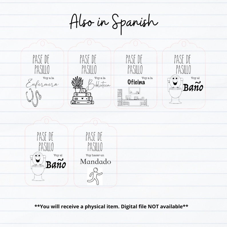 Teacher Hall Passes,bilingual Passes, School Hall Passes, Back to ...