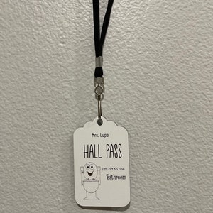 Teacher Hall Passes,bilingual Passes, School Hall Passes, Back to ...