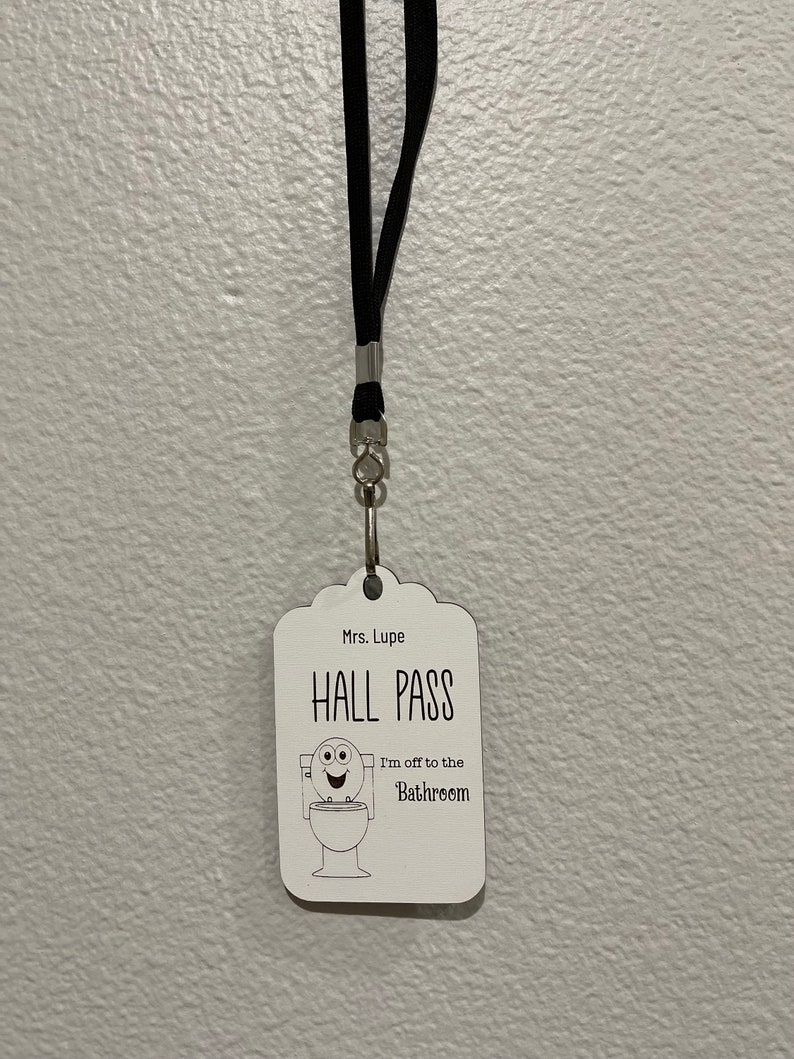 Teacher Hall Passes,bilingual Passes, School Hall Passes, Back to ...