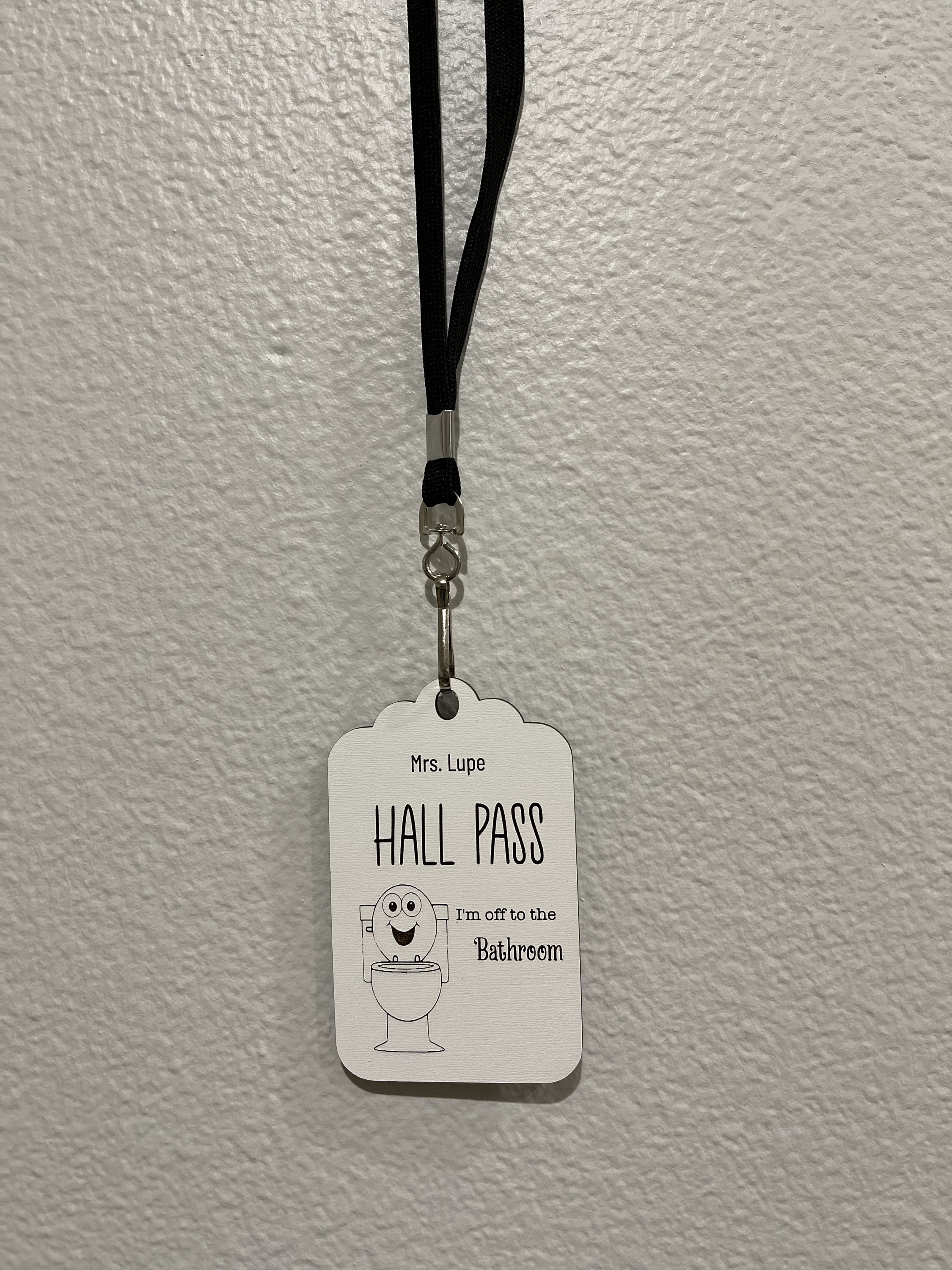 Teacher Hall Passes,bilingual Passes, School Hall Passes, Back to ...