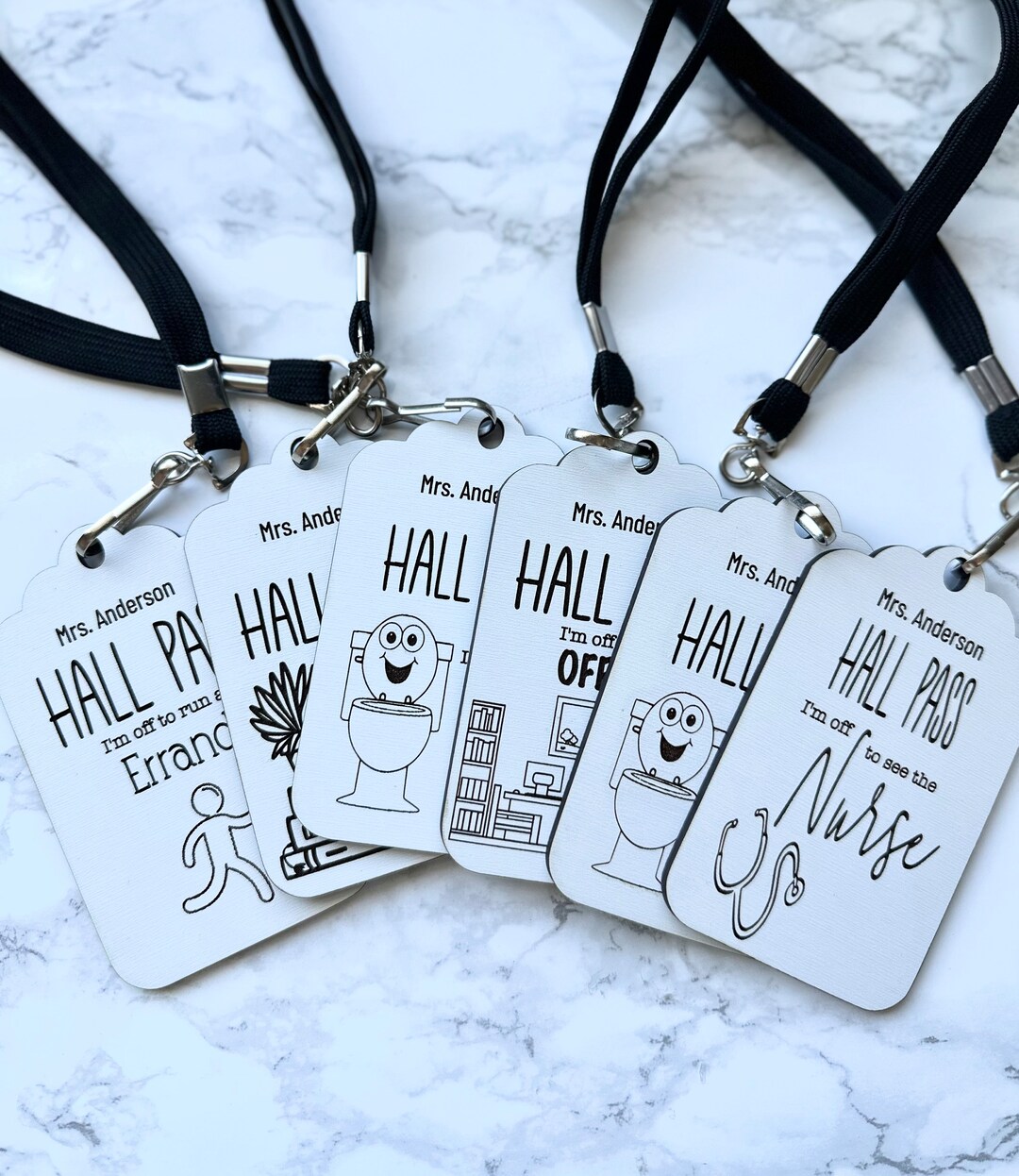 Teacher Hall Passes,bilingual Passes, School Hall Passes, Back to ...