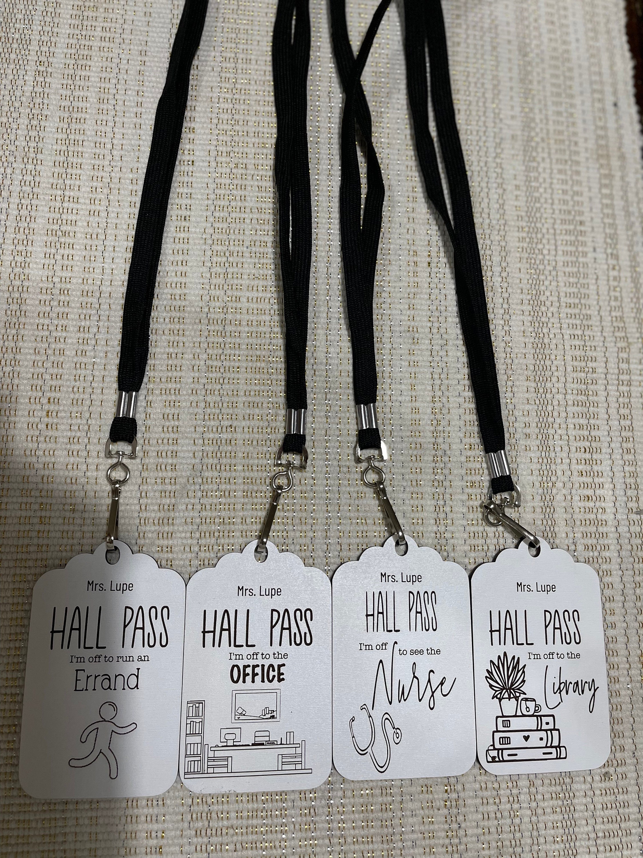 Teacher Hall Passes,bilingual Passes, School Hall Passes, Back to ...
