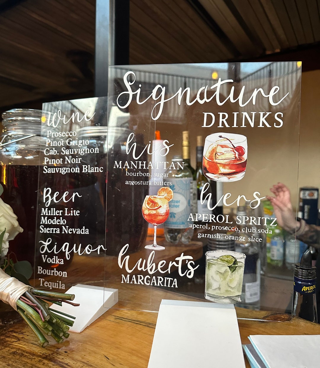 Signature Drink Bar Sign - Etsy