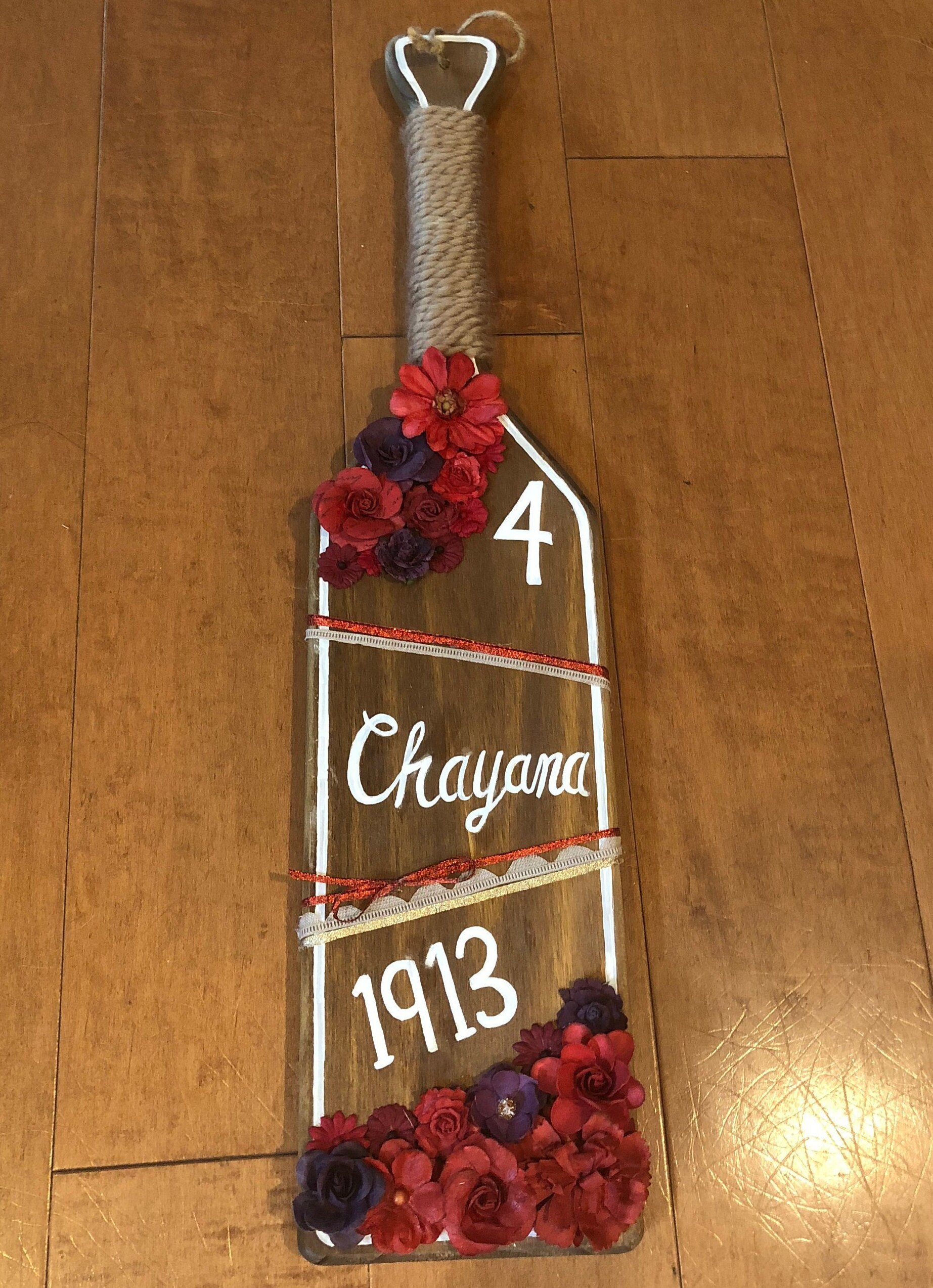 Custom Paddle - Light Wood - Etsy