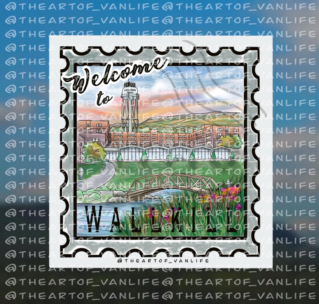 Wallkill Bethel Stamp Sticker, Weatherproof Vinyl - Etsy