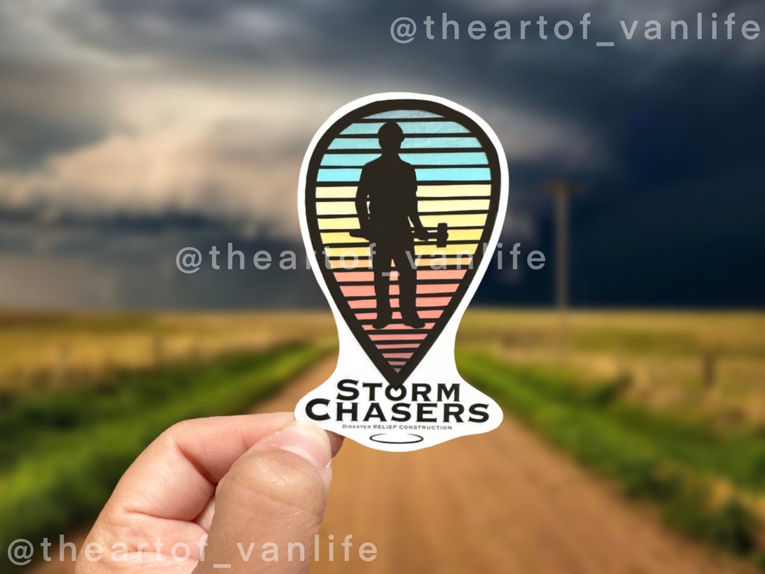 JW, Storm Chasers, Storm Chasers Sticker, Disaster Relief Construction ...