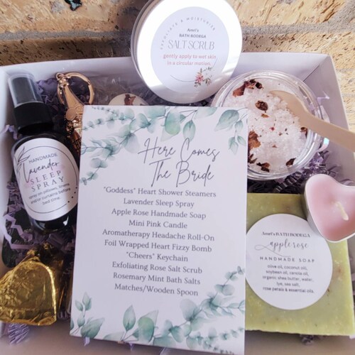 Bride Spa Box Bride Gift Box Engagement Gift Wedding Gift - Etsy