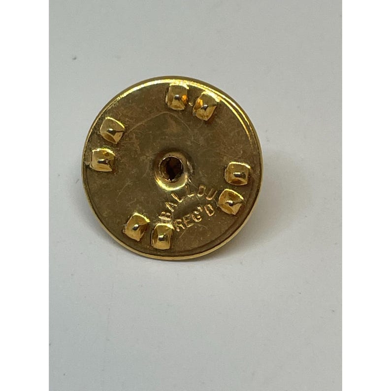 Vintage Ballou Reg'd Gold Tone Painted Faux Pearl Butterfly Lapel Pin ...