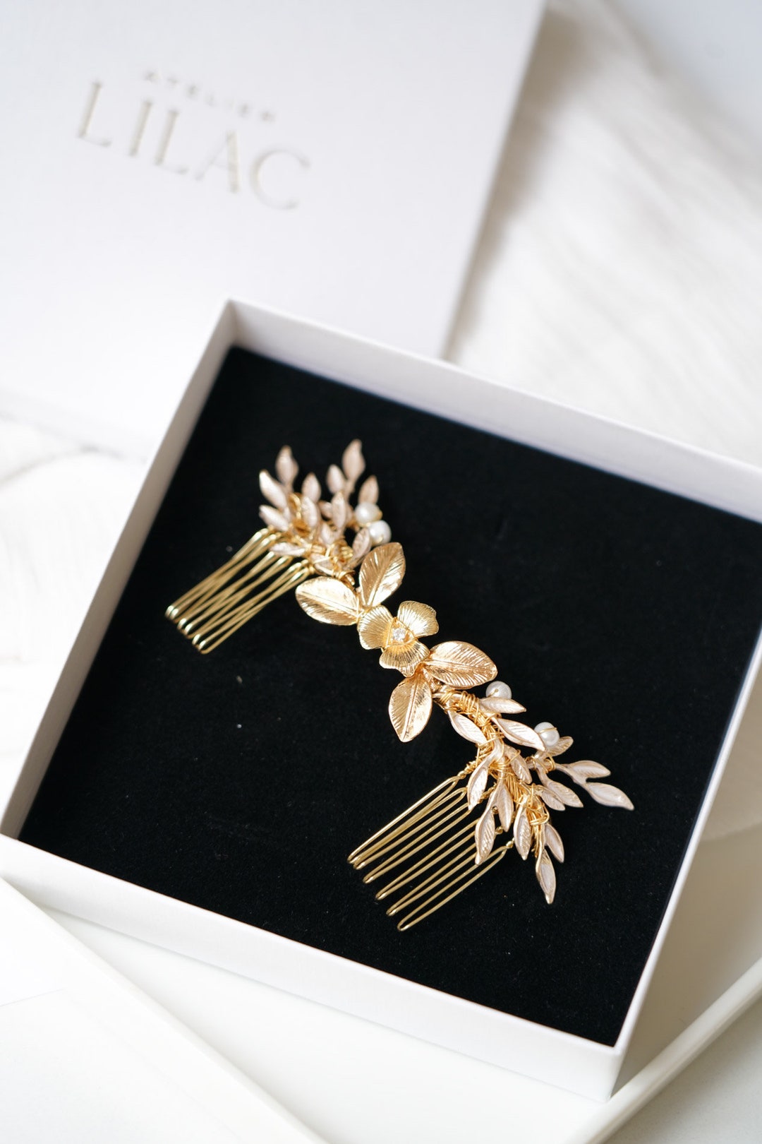 Flower Wedding Comb, Head Jewel Bridal Hairstyle Flowers Delicate ...