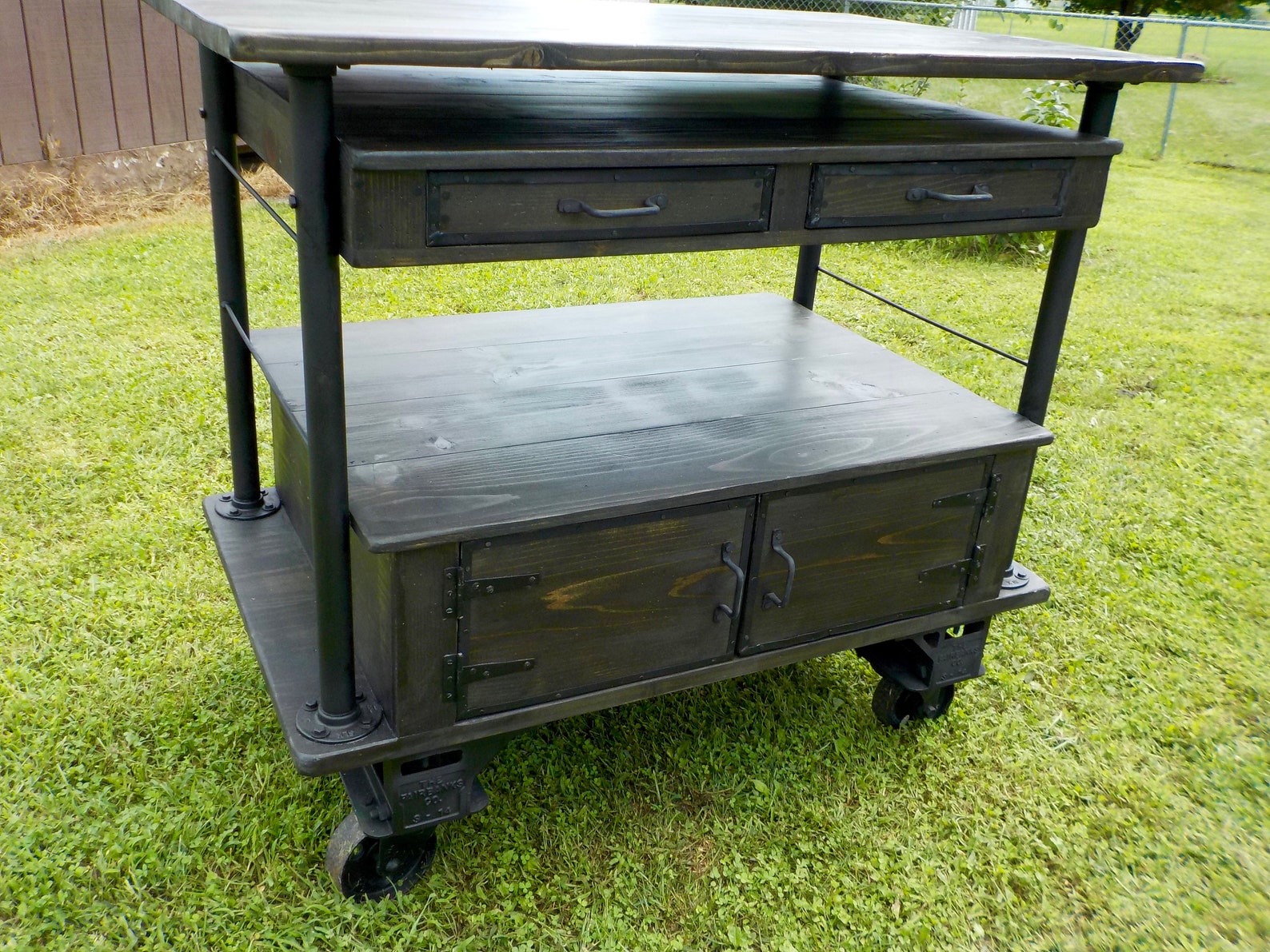 Custom Hostess Stand. Industrial, Farmhouse, Cottage or French Country ...