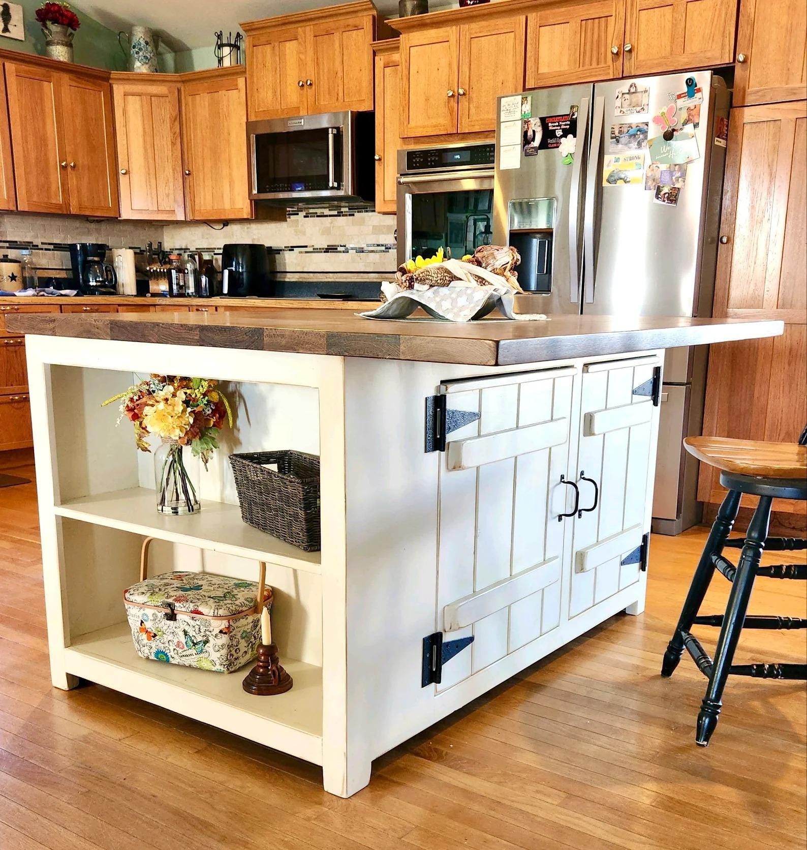 Hand Built Custom Kitchen Island, Built to Suit Your Needs. - Etsy