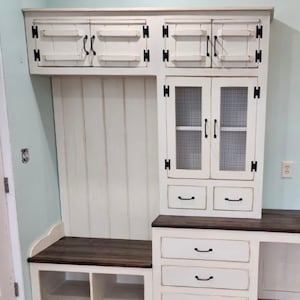 Built to Order Custom Farmhouse Style Wall Units - Etsy