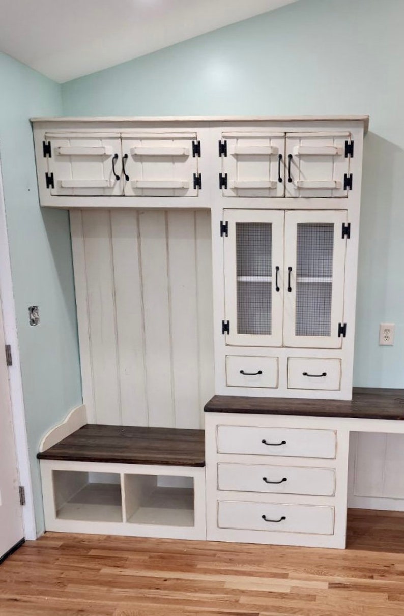 Built to Order Custom Farmhouse Style Wall Units - Etsy