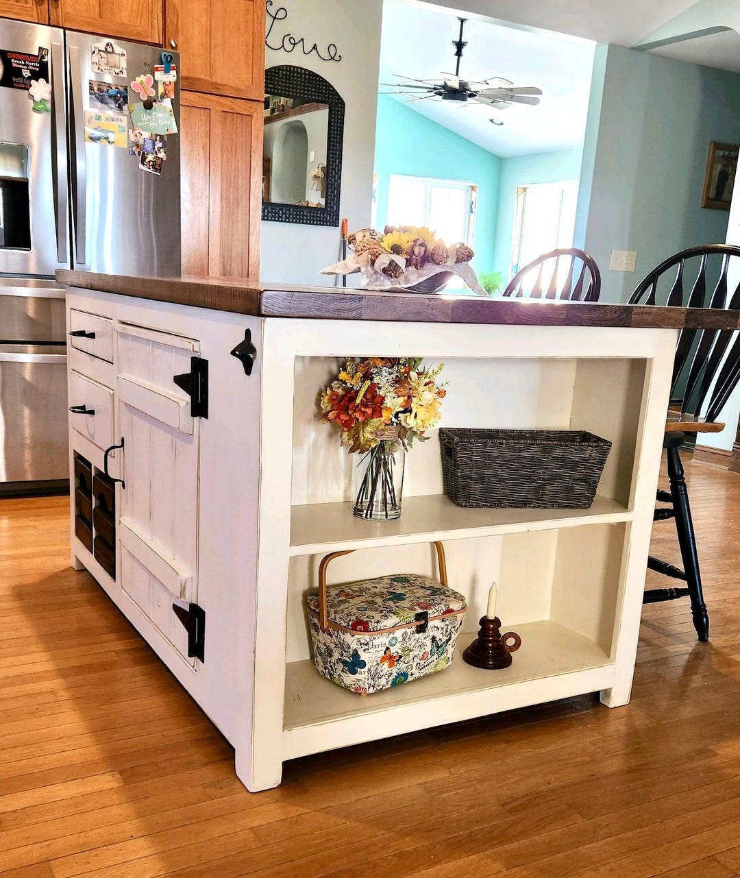 Hand Built Custom Kitchen Island, Built to Suit Your Needs. - Etsy