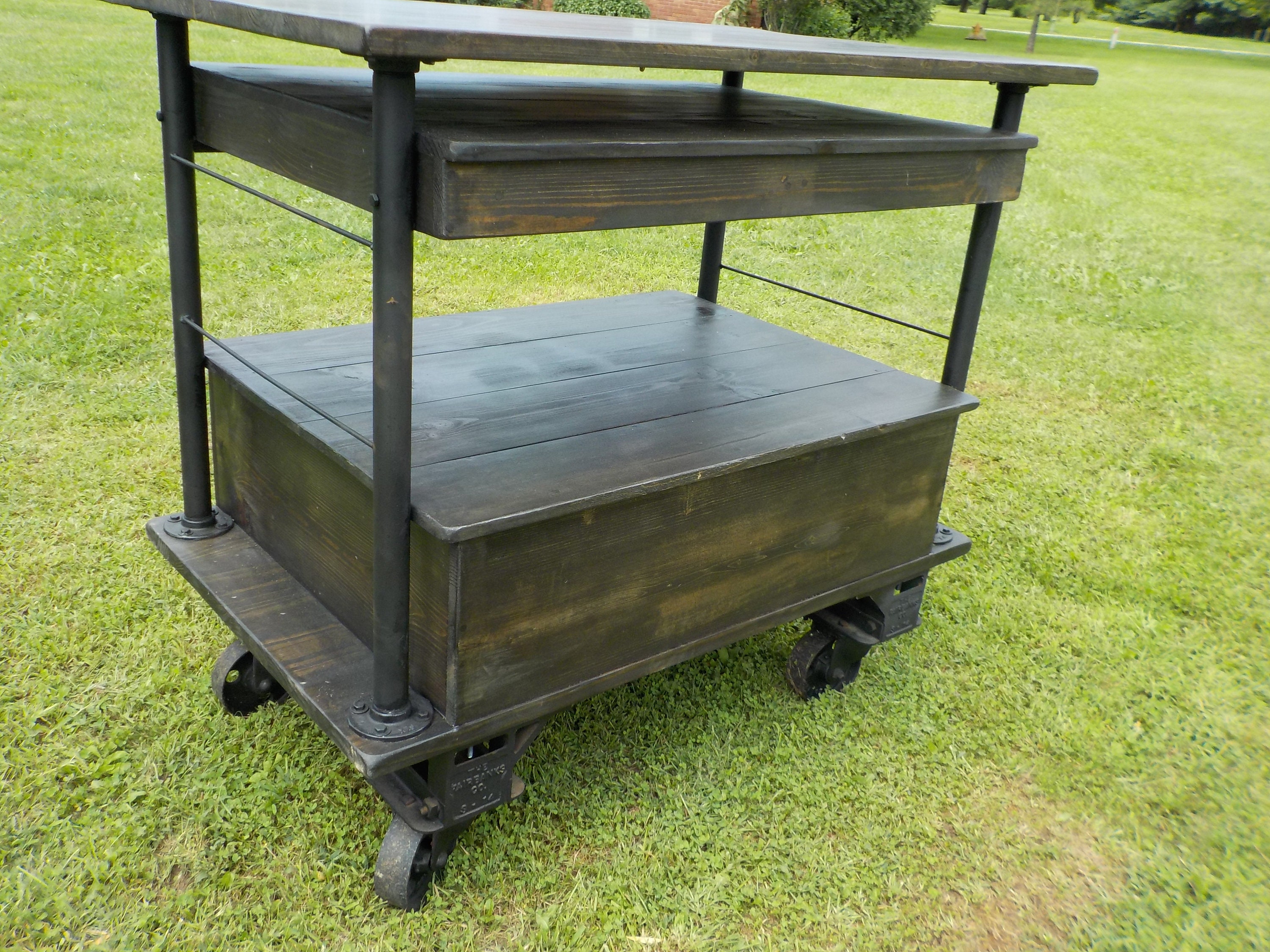 Custom Hostess Stand. Industrial, Farmhouse, Cottage or French Country ...